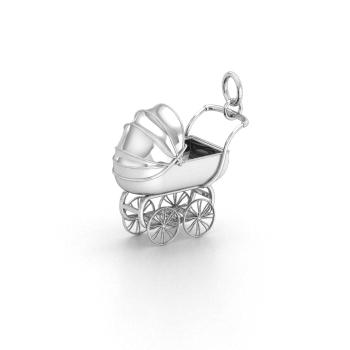 Aini Charm | Charm in 14k White Gold | Diamondere