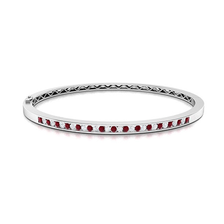 Ruby Bangles For Women | Bangles | Diamondere (Natural & Certified)