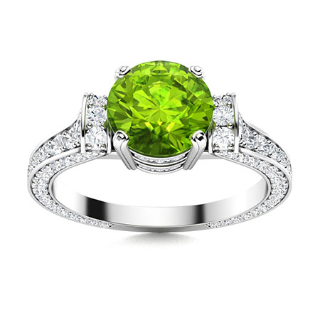 Peridot Rings For Women | Rings | Diamondere (Natural & Certified)
