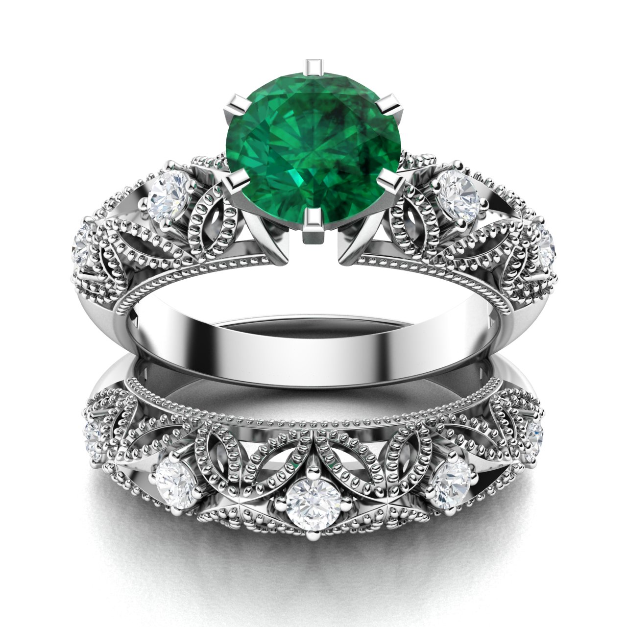 Emerald Rings for Women | Heirloom Quality Available | Diamondere