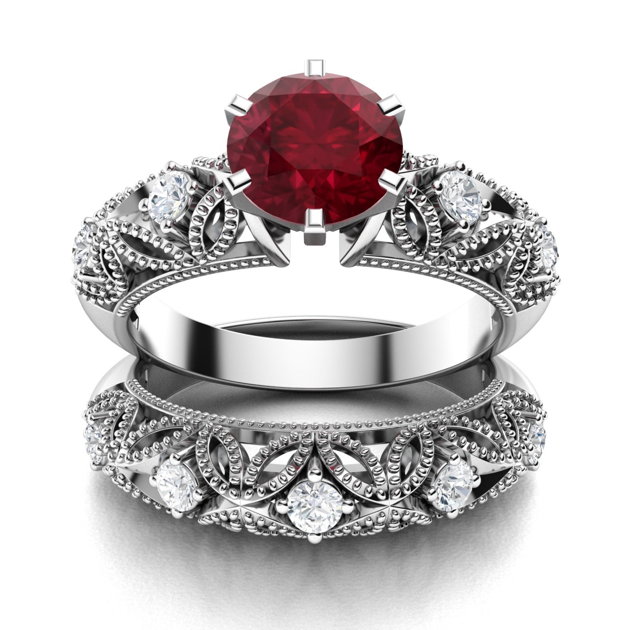 Ruby Rings for Women | Heirloom Quality Available | Diamondere
