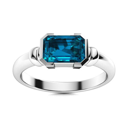 Lab-Created Blue Diamond Rings for Women | Certified Fine Jewelry ...