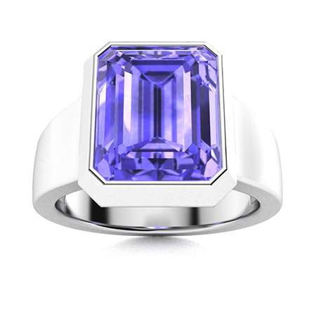 Men's Tanzanite Wedding Bands | Men's Tanzanite Rings | Diamondere