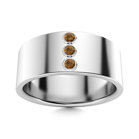 Men's Brown Diamond Wedding Bands | Men's Brown Diamond Rings ...