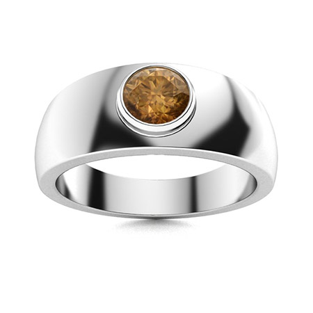 Men's Brown Diamond Wedding Bands | Men's Brown Diamond Rings | Diamondere