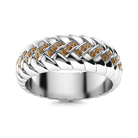 Men's Brown Diamond Wedding Bands | Men's Brown Diamond Rings | Diamondere