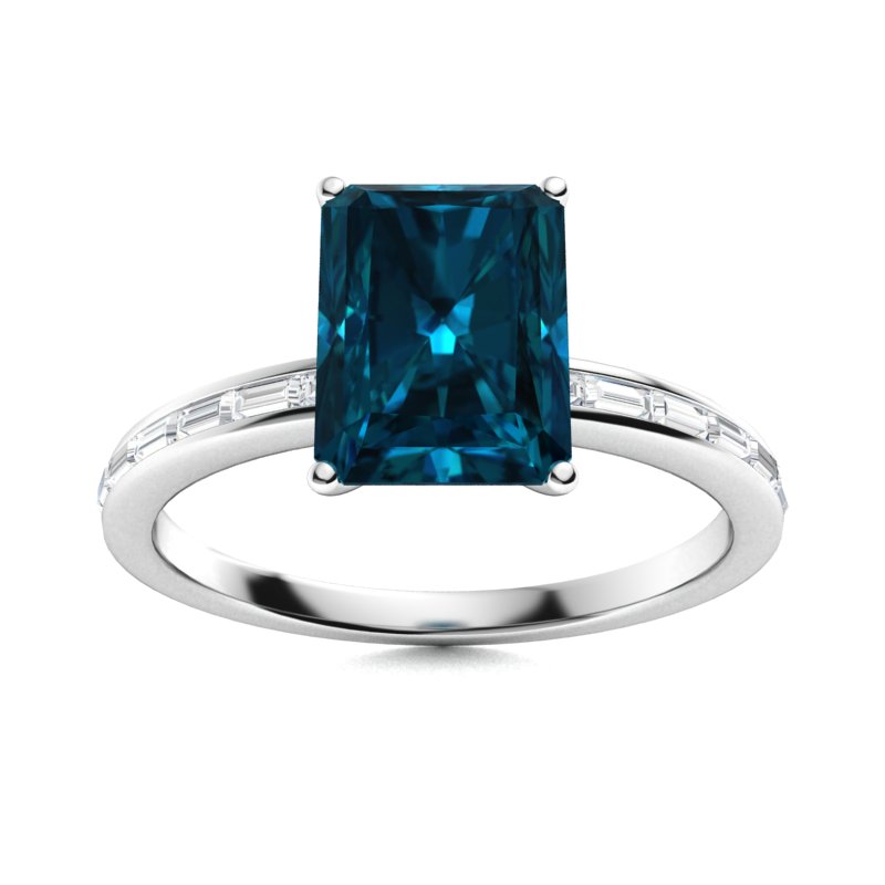 Lab Created Blue Diamond Rings for Women | Certified Fine Jewelry ...