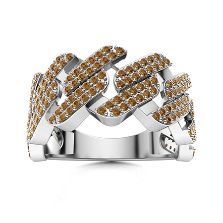 Men's Brown Diamond Wedding Bands | Men's Brown Diamond Rings ...