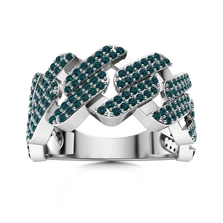 Men's Blue Diamond Wedding Bands | Men's Blue Diamond Rings ...