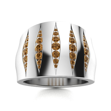 Men's Brown Diamond Wedding Bands | Men's Brown Diamond Rings ...