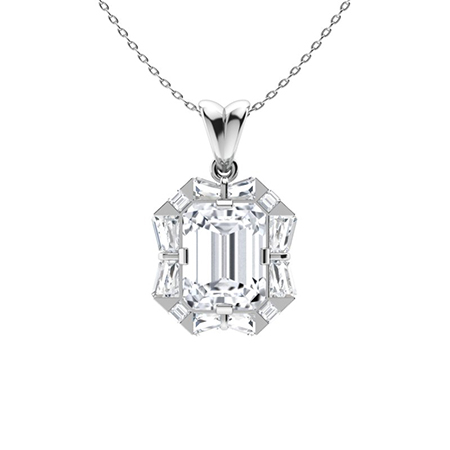 Lab created Diamond Necklaces | Lab created Diamond Pendants For Women ...