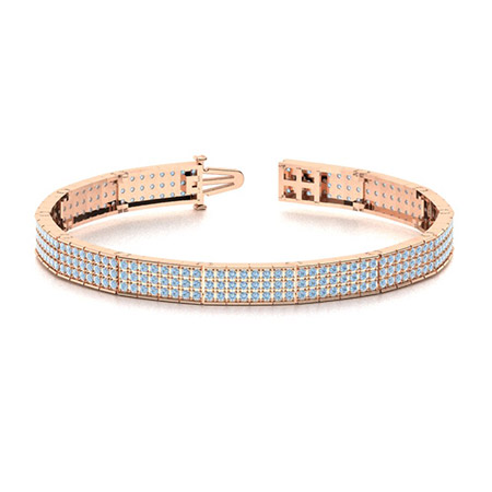 Men's Rose Gold Bracelets | Diamondere