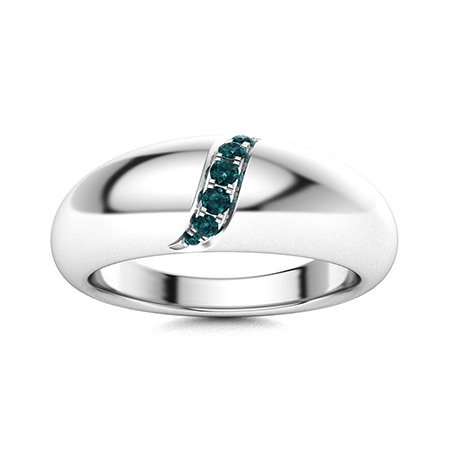 Men's Blue Diamond Wedding Bands | Men's Blue Diamond Rings ...