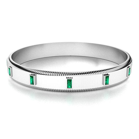 Emerald Bangles For Women | Bangles | Diamondere