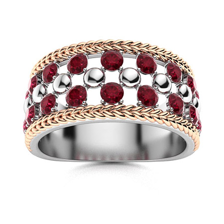 Men's Ruby Rings | Men's Ruby Wedding Bands | Diamondere