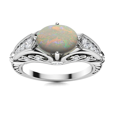Opal Rings for Women | Certified Fine Jewelry | Diamondere