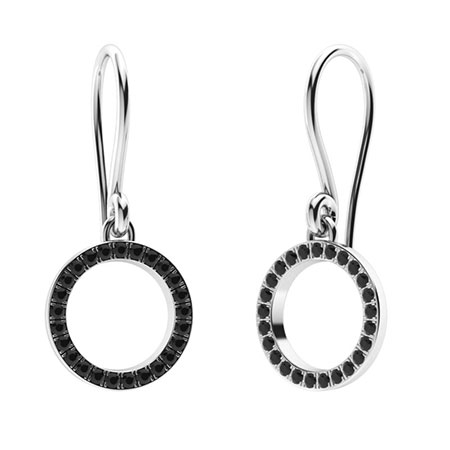Black Diamond Earrings For Women | Earrings | Diamondere