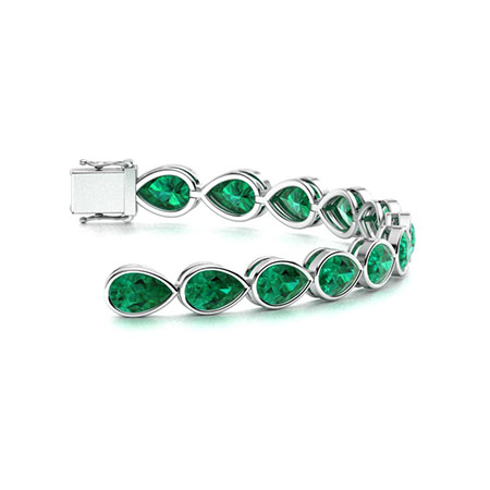 Lab-Created Emerald Bracelets For Women | Certified Fine Jewelry ...