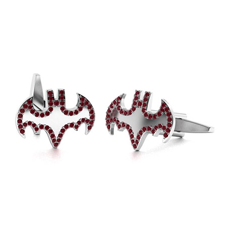 Men's Ruby Cufflinks | Cufflinks | Diamondere (Natural & Certified)