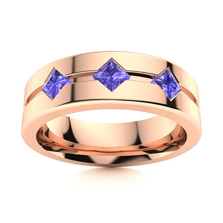 Men's Wedding Bands in Rose Gold | Men's Rings in Rose Gold | Diamondere