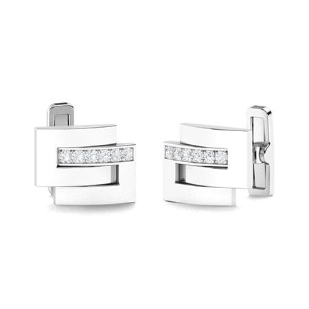 Men's VVS Diamond Cufflinks | Cufflinks | Diamondere