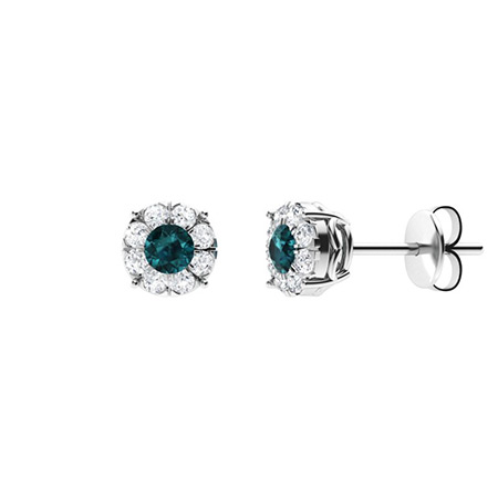 Blue Diamond Earrings For Women | Earrings | Diamondere