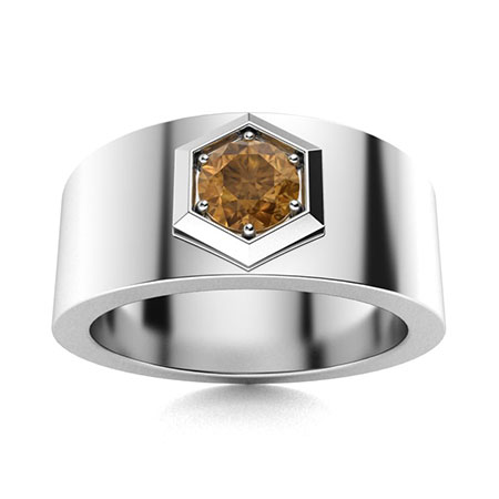 Men's Brown Diamond Wedding Bands | Men's Brown Diamond Rings | Diamondere