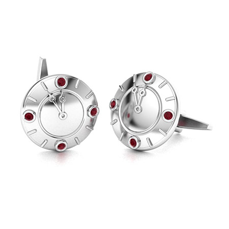 Men's Ruby Cufflinks | Cufflinks | Diamondere