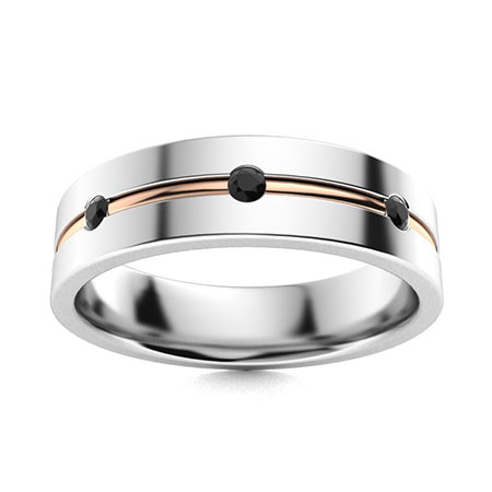 Men's Black Diamond Rings | Men's Black Diamond Wedding Bands | Diamondere