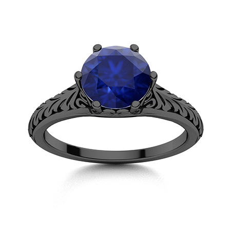 Black Gold Rings For Women | Diamondere