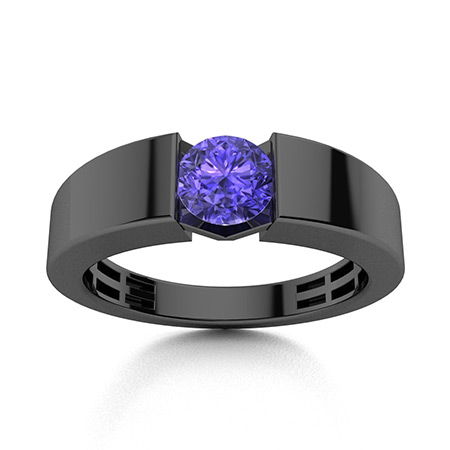 Black Gold Rings For Women | Diamondere