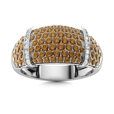 Men's Brown Diamond Wedding Bands | Men's Brown Diamond Rings ...