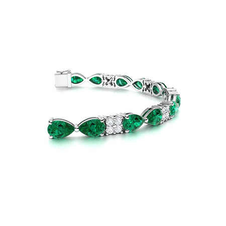 Lab-Created Emerald Bracelets For Women | Certified Fine Jewelry ...