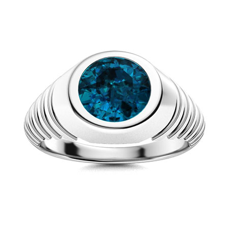 Lab-Created Blue Diamond Rings for Women | Certified Fine Jewelry ...