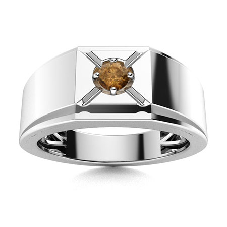 Men's Brown Diamond Wedding Bands | Men's Brown Diamond Rings | Diamondere