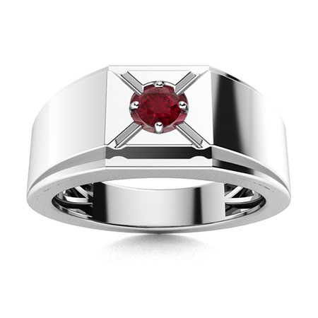 Men's Ruby Rings | Men's Ruby Wedding Bands | Diamondere