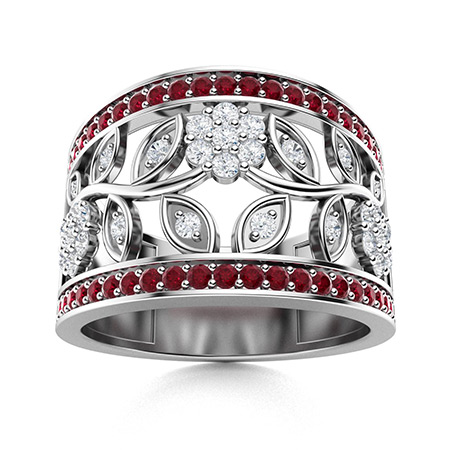 Ruby Birthstone Jewelry For Women | Birthstone Jewelry | Diamondere ...