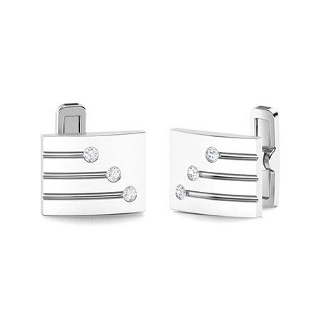 Men's VVS Diamond Cufflinks | Cufflinks | Diamondere