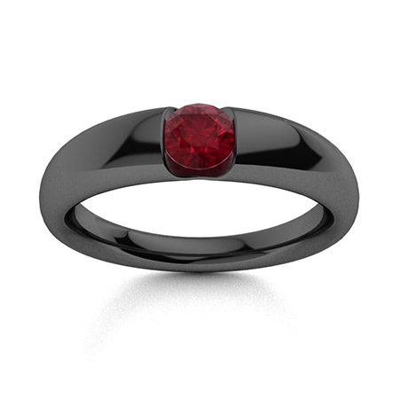 Men's Wedding Bands in Black Gold | Men's Rings in Black Gold | Diamondere