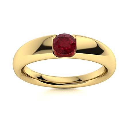 Men's Wedding Bands in 18k Yellow Gold | Men's Rings in 18k Yellow Gold ...