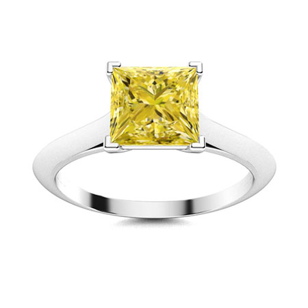 Yellow Diamond Rings for Women | Lab-Created | Diamondere