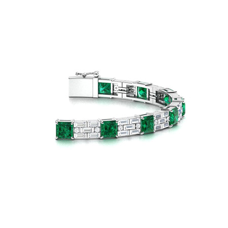 Lab-Created Emerald Bracelets For Women | Certified Fine Jewelry ...