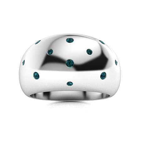 Men's Blue Diamond Wedding Bands | Men's Blue Diamond Rings ...