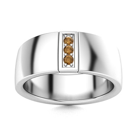 Men's Brown Diamond Wedding Bands | Men's Brown Diamond Rings ...