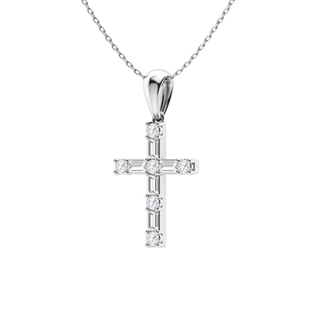 Integrity Necklace with Round SI Diamond, VS Diamond | 0.26 carats ...