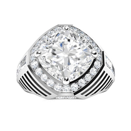 Men's VVS Diamond Wedding Bands | Men's VVS Diamond Rings | Diamondere ...