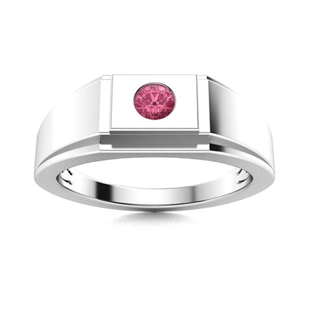 Men's Pink Tourmaline Wedding Bands | Men's Pink Tourmaline Rings ...