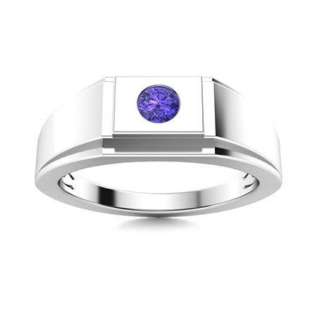 Men's Tanzanite Wedding Bands | Men's Tanzanite Rings | Diamondere
