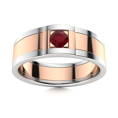 Men's Ruby Rings | Men's Ruby Wedding Bands | Diamondere