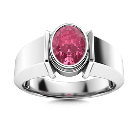 Men's Pink Tourmaline Wedding Bands | Men's Pink Tourmaline Rings ...